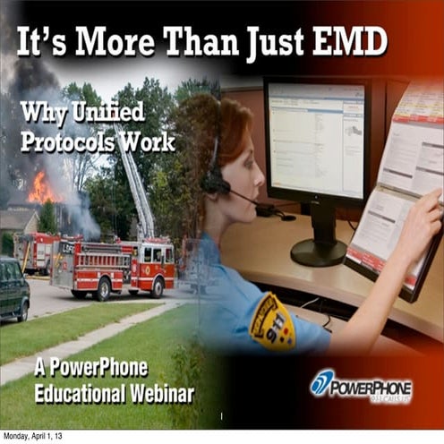 It's Not Just EMD: A PowerPhone Webinar | PDF | IT and Internet Support ...