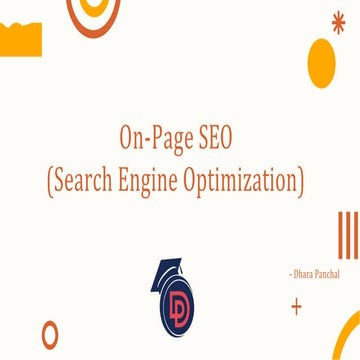 Understand SEO Onpage Activities - Digital Pundit | PPT