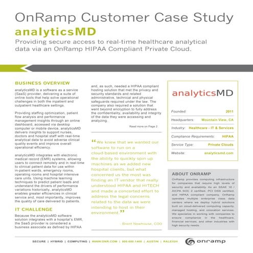 CyrusOne Case Study - Brinks | PDF