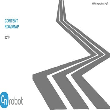 On robot content roadmap 2019 | PDF