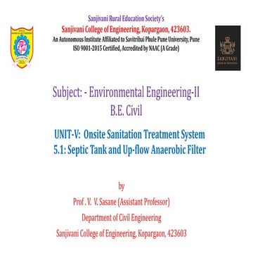 1. Onsite sanitation system and disposal of sludge slide series (1 ...