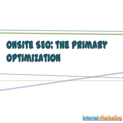 Onsite SEO | PDF