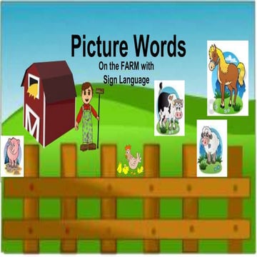 ASL On the farm | PPT