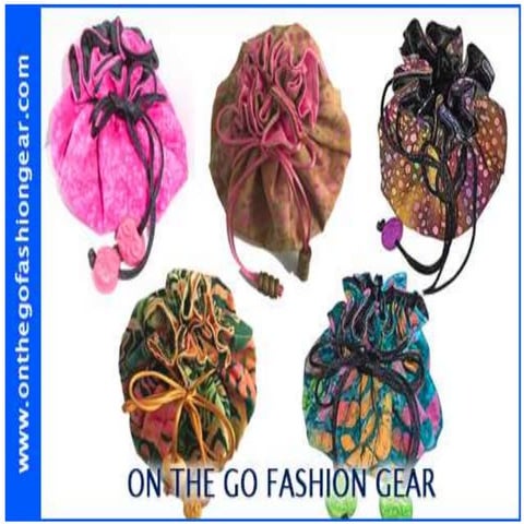 Drawstring Cosmetic Bags | PPT