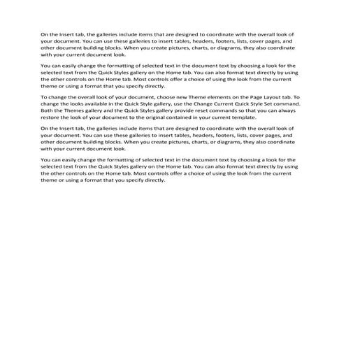 On the insert tab | DOCX