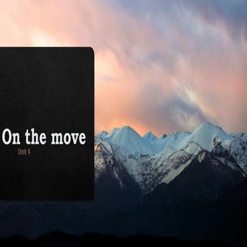 On the move | PPT