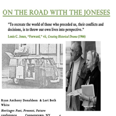 On The Road With The Joneses Final | PPT