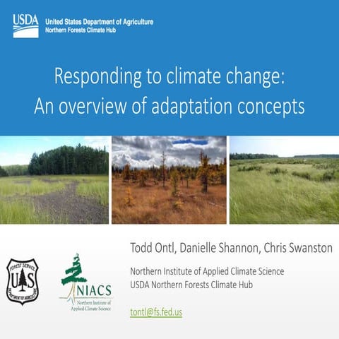 Responding to Climate Change: An overview of Adaptation Concepts for ...