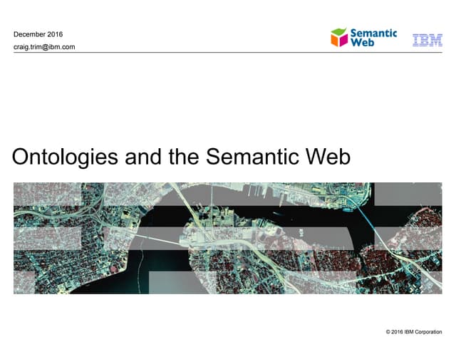 Ontologies And The Semantic Web Ppt 8163