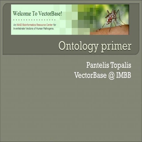 Ontology Tutorial | PPT