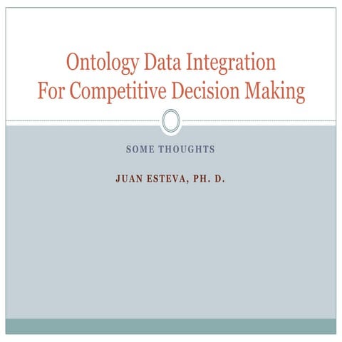 Ontology For Data Integration Ppt 8516