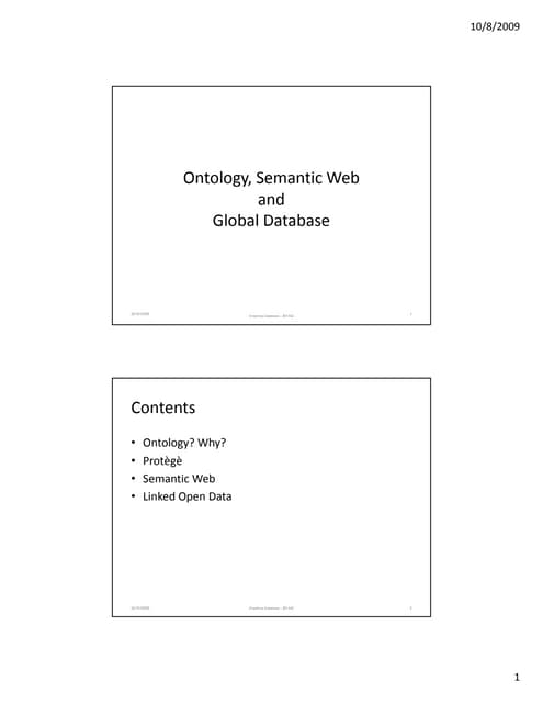 Ontology Semantic Web And Dbpedia Pdf