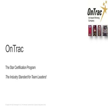 OnTrac_StarCertificationProgram-3Day.pptx