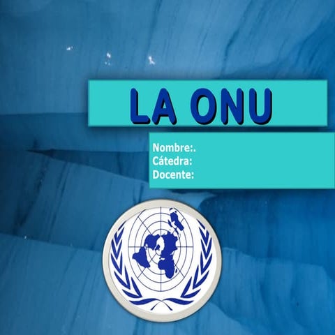 ORGANISMOS ESPECIALIZADOS DE LA ONU: UNICEF, FAO Y UNESCO | PDF