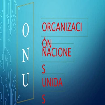 La onu – el sistema de las naciones unidas | PPTX