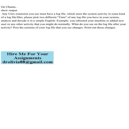 On Ubuntu .show output Any Unix extension you use must have a l.pdf