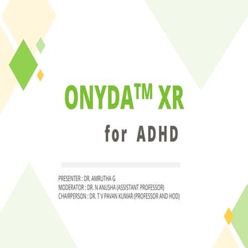 ONYDA XR clonidine liquid preparation by Dr. Amrutha | PPTX