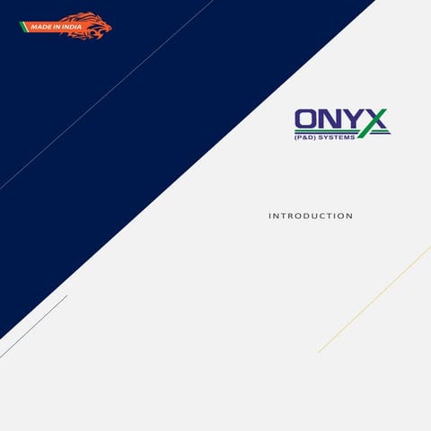 ONYX (P&D) SYSTEMS_2018 | PDF