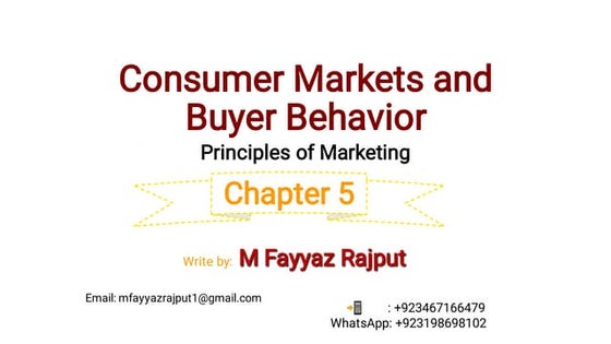 Basics of Consumer Behaviour for marketing | PPT