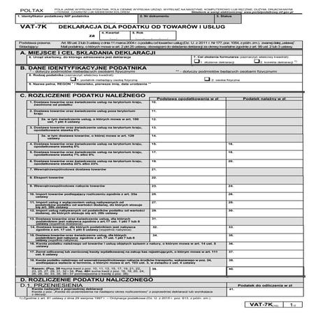 Vat 7 k(10) | PDF