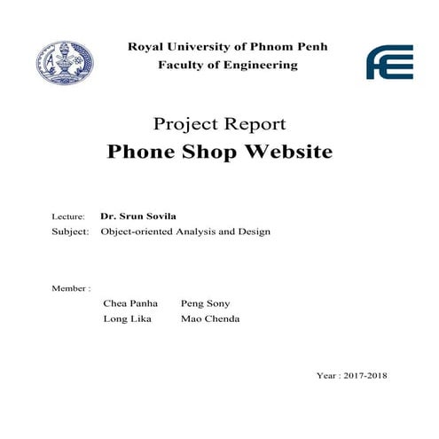 Ooad Report Updated Pdf Databases Computer Software And Applications 9692