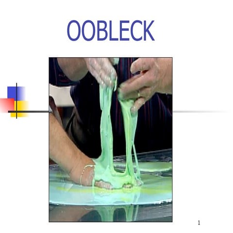 Oobleck Experiment | PDF