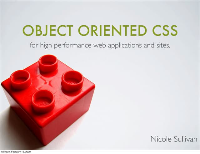 Object Oriented Css Ppt 6727