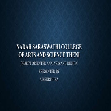 Object Oriented Analysis And Design Ppt 1876