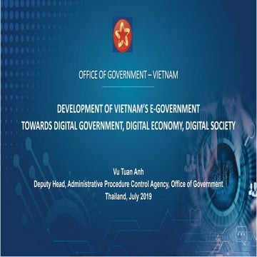Development of Vietnam' e-Government towards Digital Government | PDF