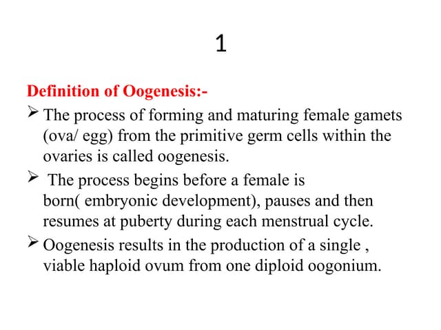 Oogenesis | PPTX