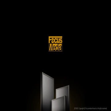 포커스미디어 엘리베이터 OOH TV 소개서_2019/01 Ver | PDF