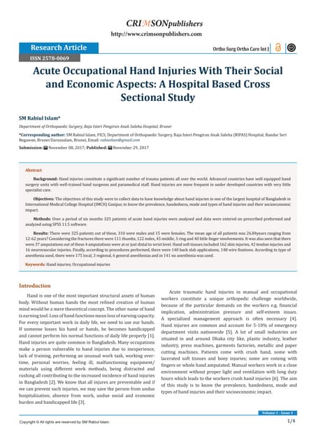 Injuries To Hand And Wrist (AMNA ).pptx.. | PPT