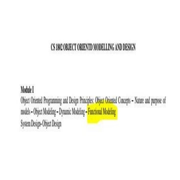 Oomd (class seminar) | PPT