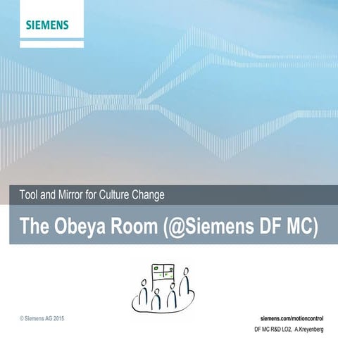 The Obeya Room - Tool and Mirror for Culture Change | PDF