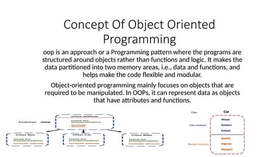 Object Oriented Programming | Ppt