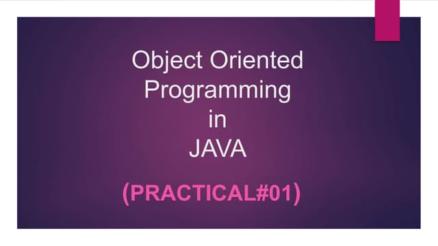 Java Oop Concepts 1st Slide Ppt