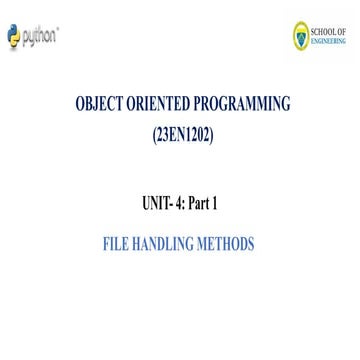 Object oriented using python -UNIT-4.pptx