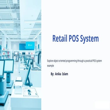 OOO in c++ concepts in Retail POS System.pptx