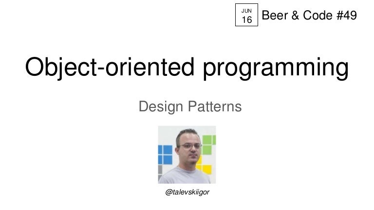 OOP design patterns OOP design patterns