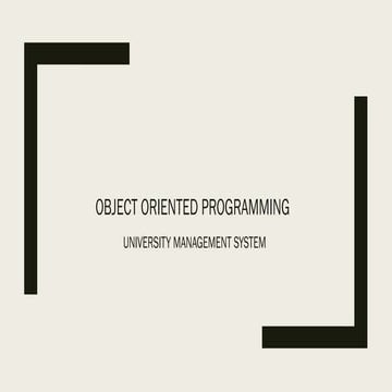 Object Oriented Programming Introduction Ppt 0025
