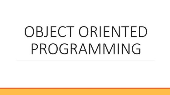 Oop Concepts In Python Programming Language Ppt 6921