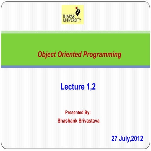 Oops Lecture 12 Ppt 