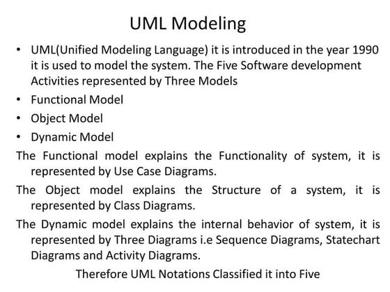 Dynamic and Static Modeling | PPTX