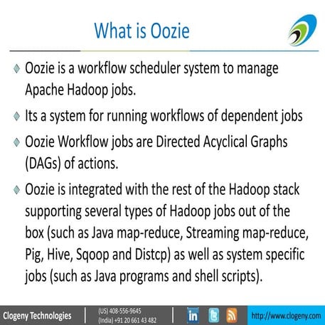 Apache Oozie Workflow Scheduler - Module 10 | PPTX