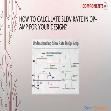 Discover How to measure slew rate in an op-amp? | PPTX