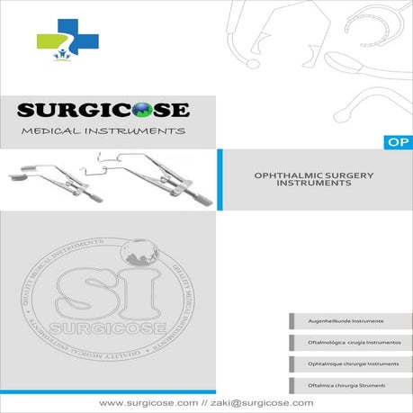 OPHTHALMIC SURGERY INSTRUMENTS [SURGICOSE] | PDF