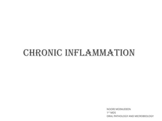 Chronic inflammation BSc Nursing.pdf bsc | PPT