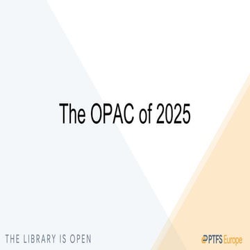 Opac 2025 | PDF