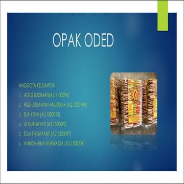 Opak oded 1 | PDF