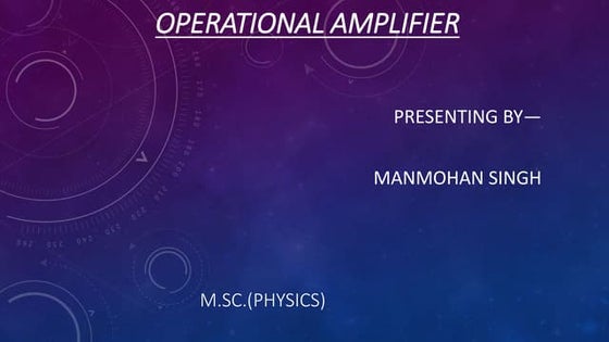 OP-AMP Configurations: Inverting and Non-Inverting | PPT